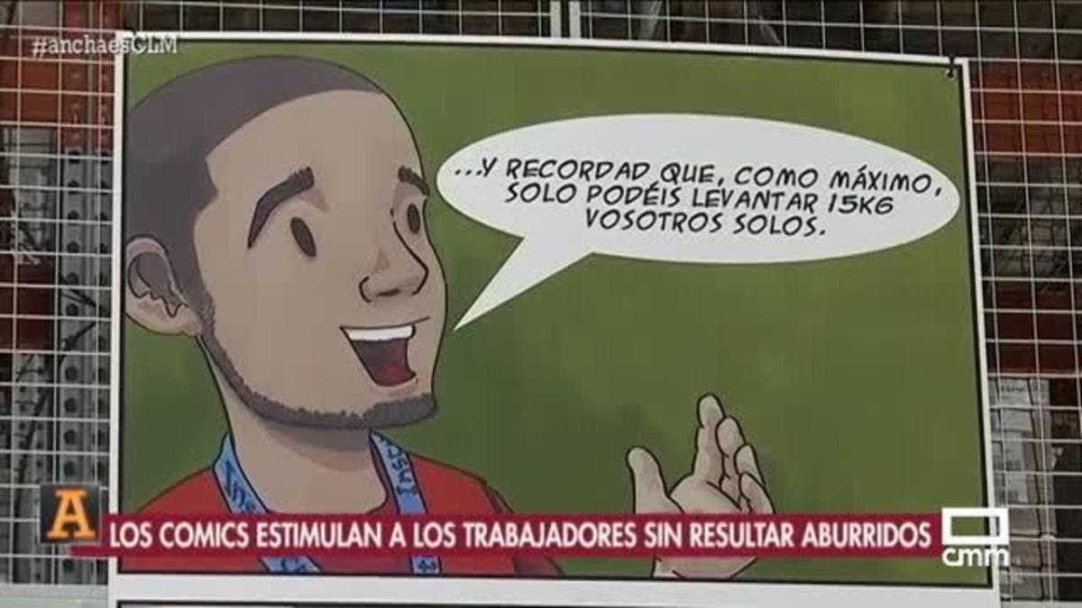 Sus cómics marcan las normas de seguridad