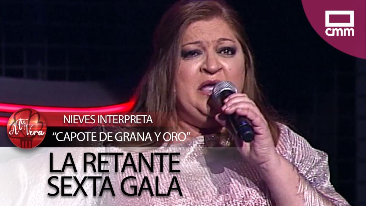 Nueva retante: Nieves canta 'Capote de grana y oro' | Gala 6 | A Tu ...