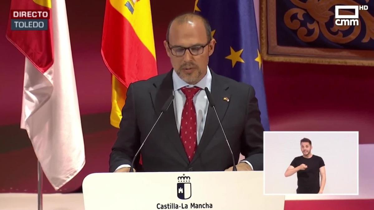 Pablo Bellido, presidente de las Cortes de Castilla-La Mancha | Acto ...