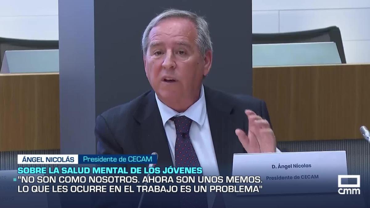 Ángel Nicolás sobre jóvenes, bajas laborales y salud mental. Son "memos ...